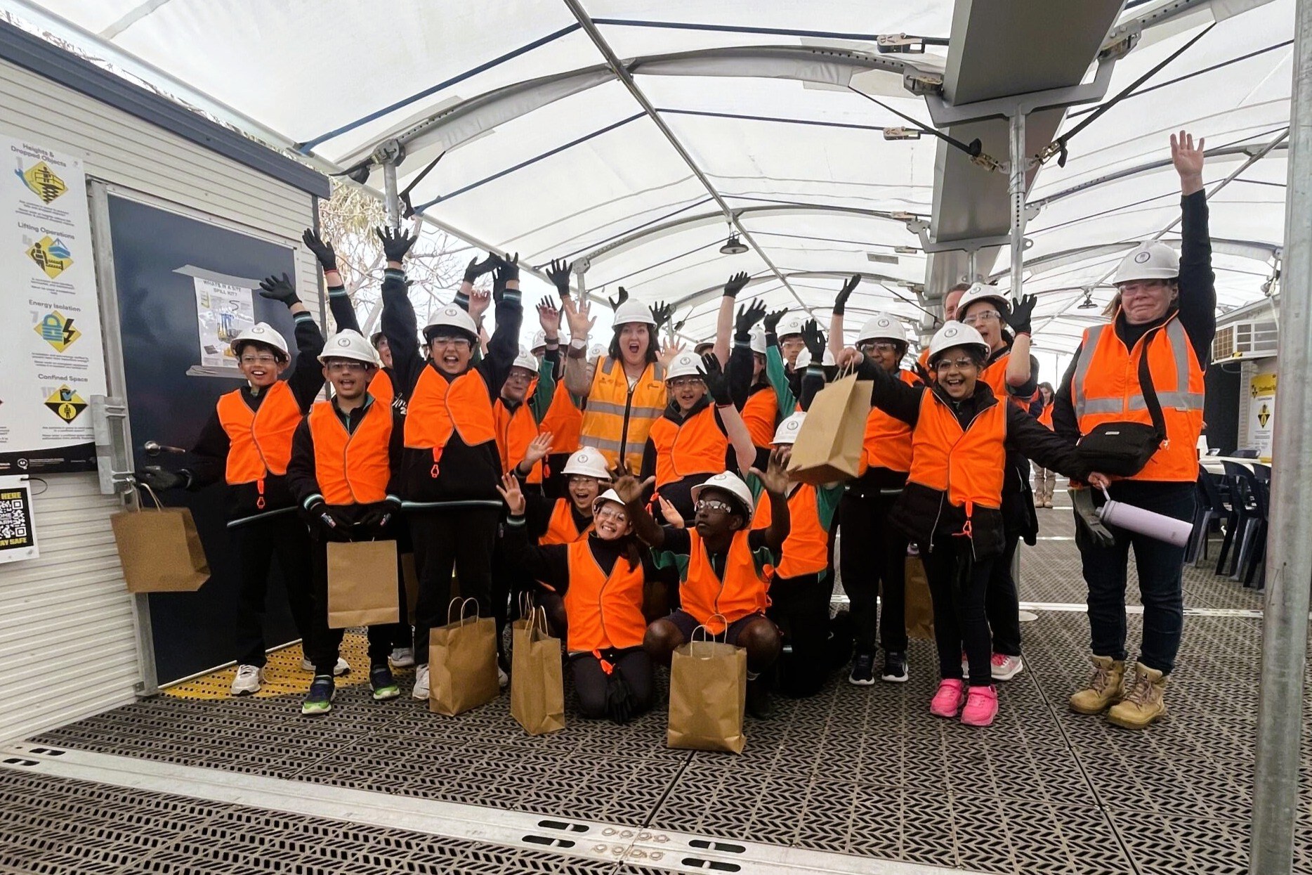 Future leaders step inside… | Tram Grade Separation Projects Alliance