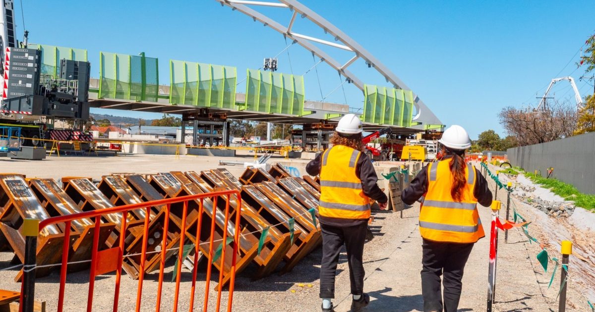 Immanuel College work… | Tram Grade Separation Projects Alliance
