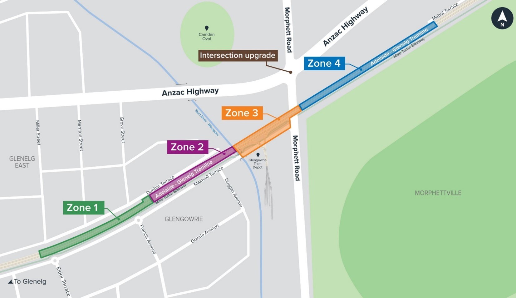 Morphett Road - Works… | Tram Grade Separation Projects Alliance
