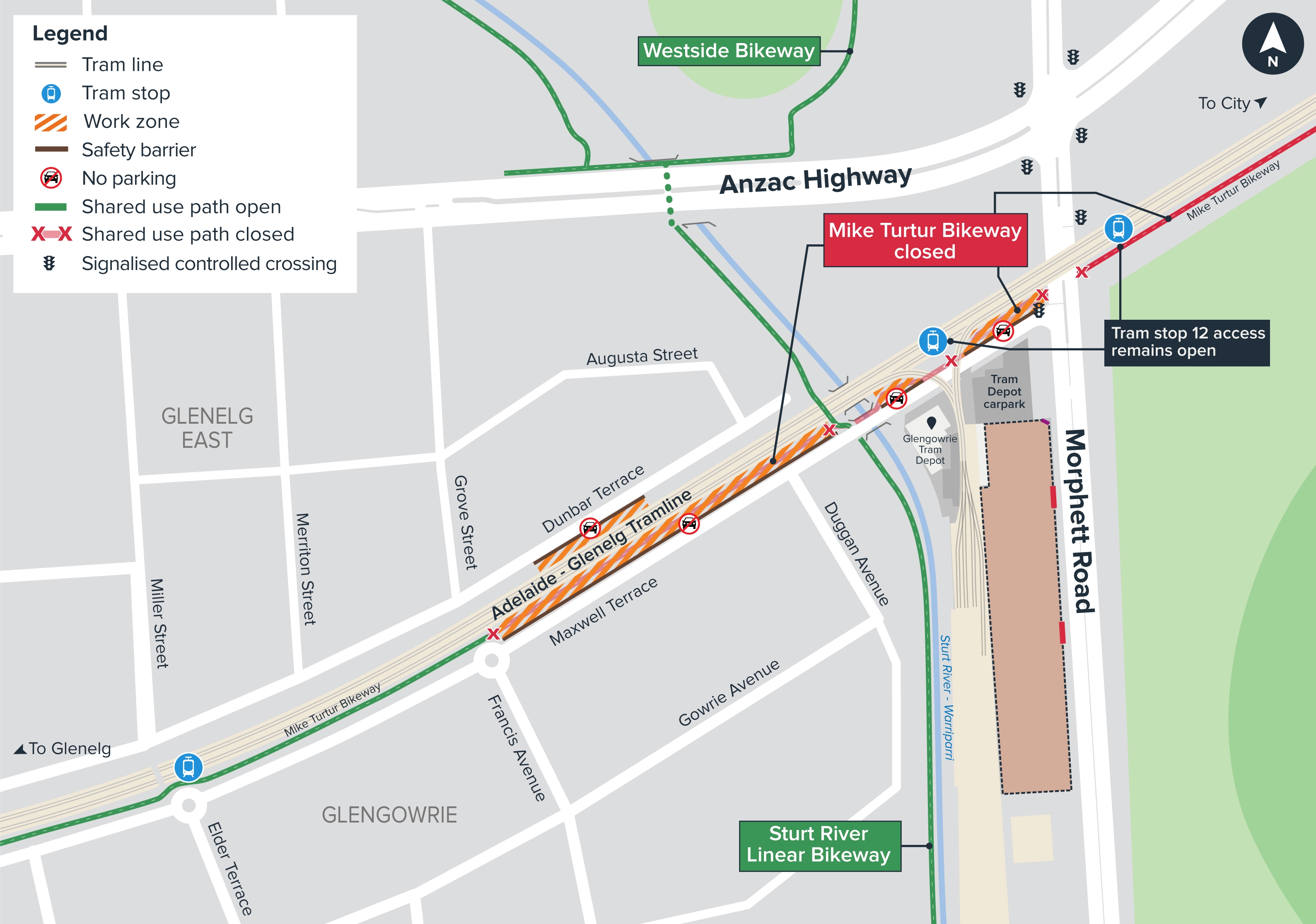 Morphett Road - Early works… | Tram Grade Separation Projects Alliance