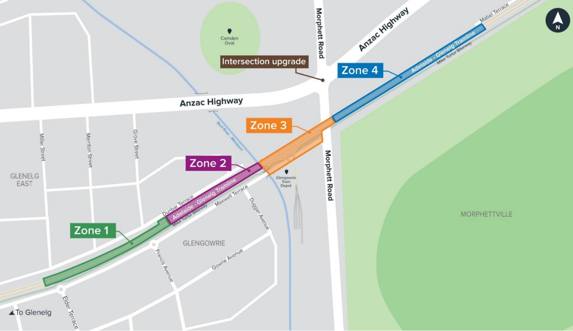 Morphett Road - Works… | Tram Grade Separation Projects Alliance