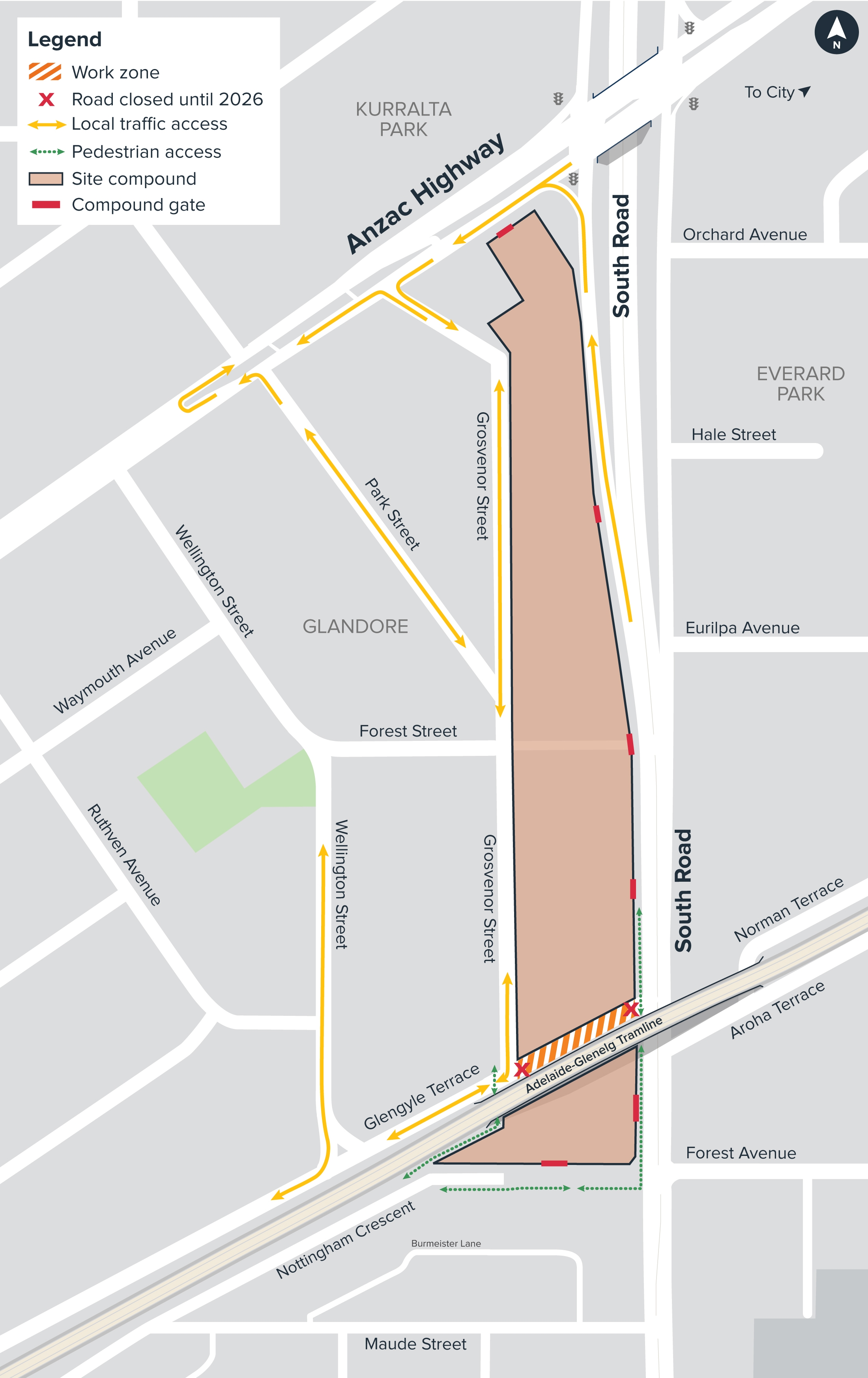 South Road - March 2025 -… | Tram Grade Separation Projects Alliance